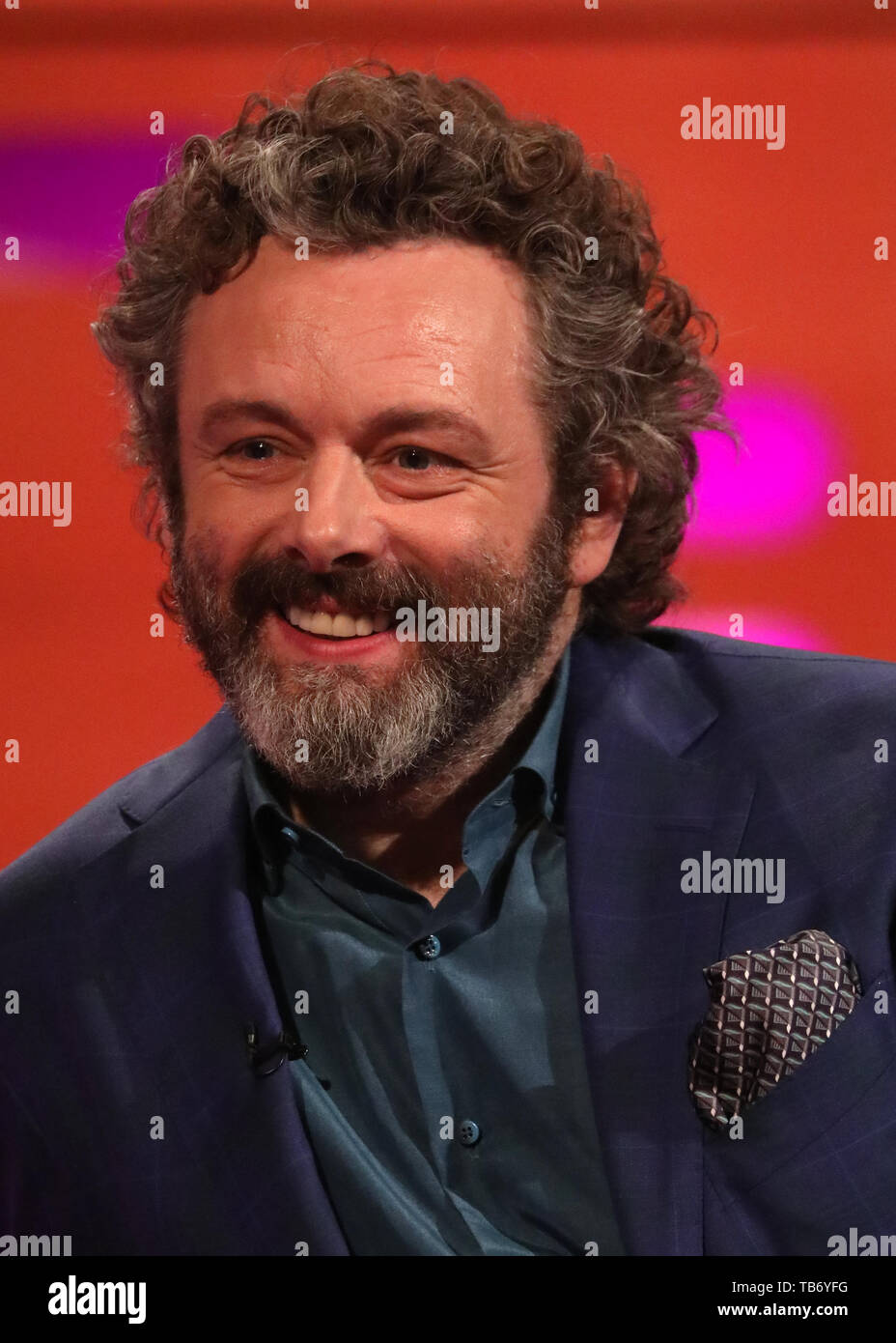 Michael Sheen during the filming for the Graham Norton Show at BBC ...