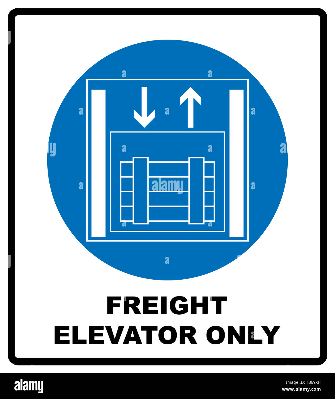 Symbol freight elevators and lifts only, illustration isolated on white ...