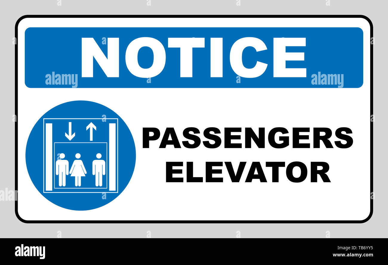 Passengers elevator sign. Lift icon. illustration isolated on white ...