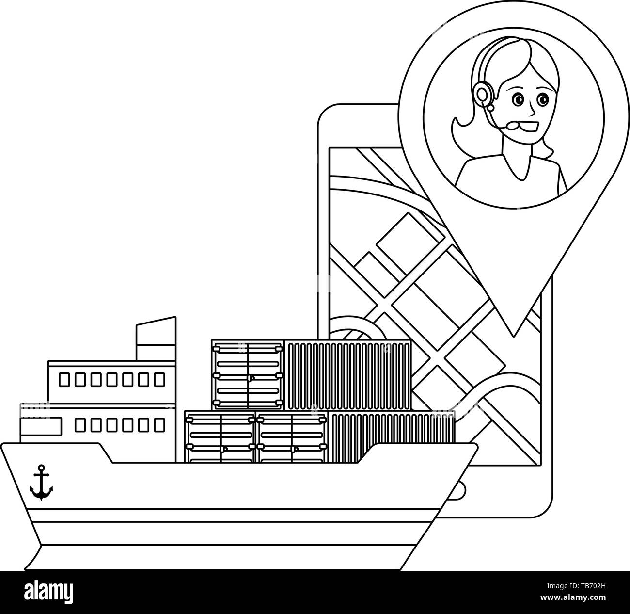 customer support logistics service tracking and delivery call center ...