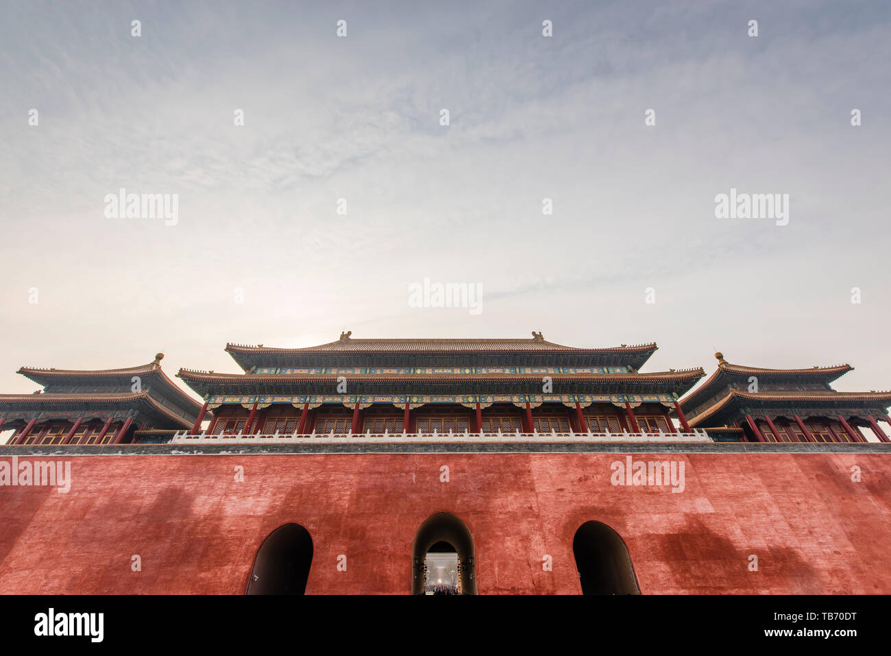 Red doors forbidden city hi-res stock photography and images - Alamy