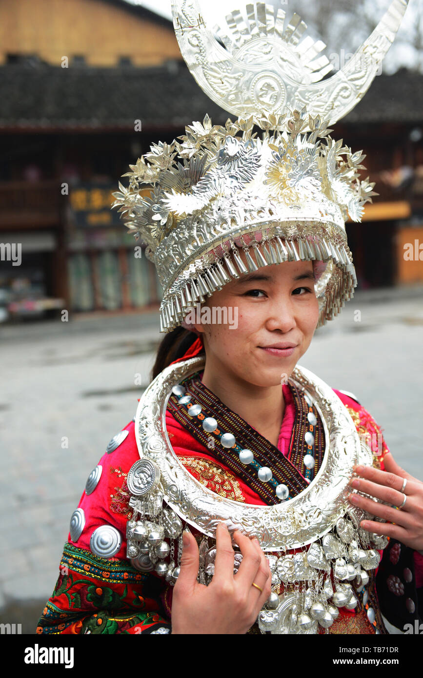 Miao girl hi-res stock photography and images - Alamy