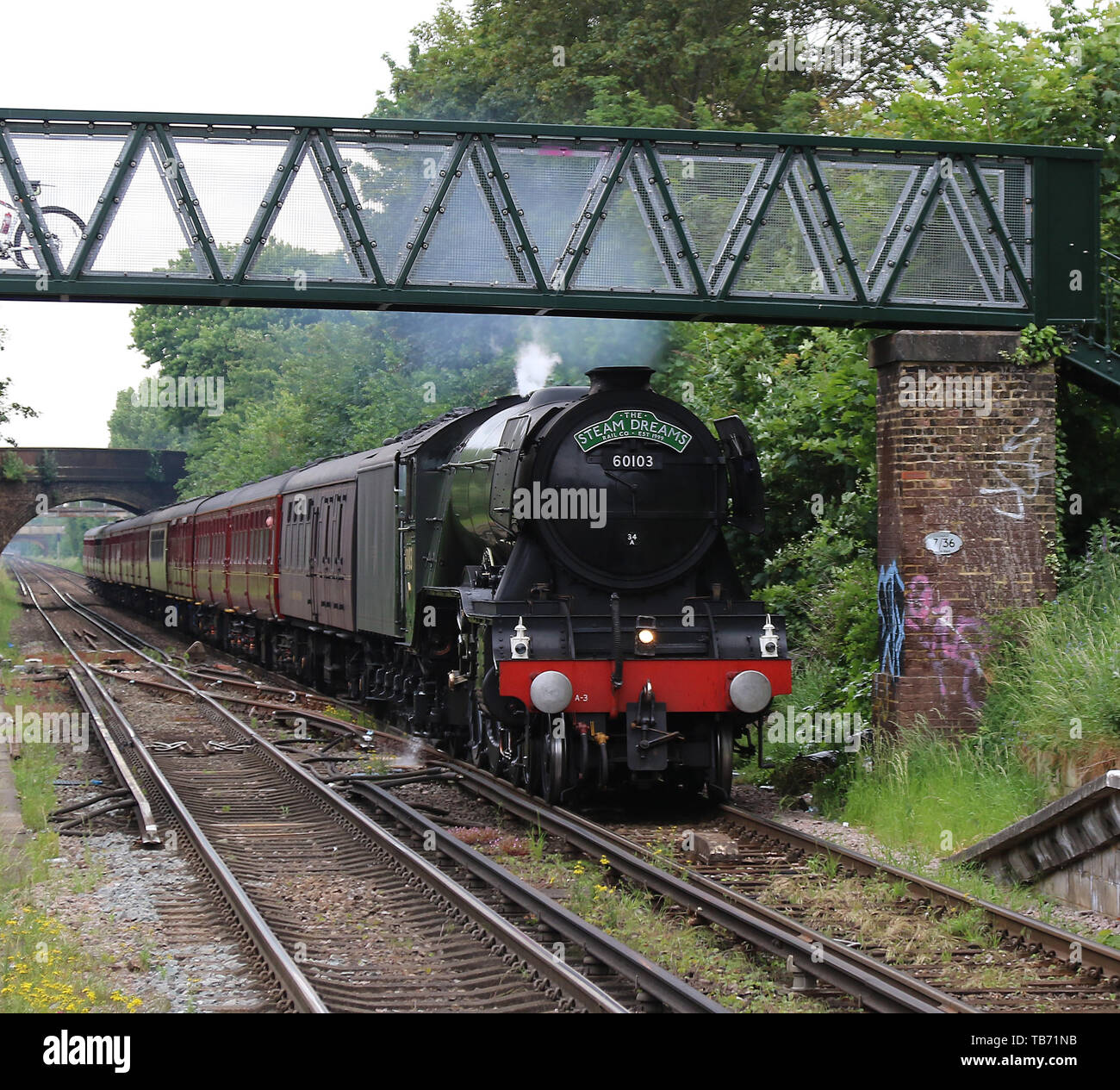 Flying Scotsman LNER Pacific Class Steam Lococmotive, Hounslow Railway ...