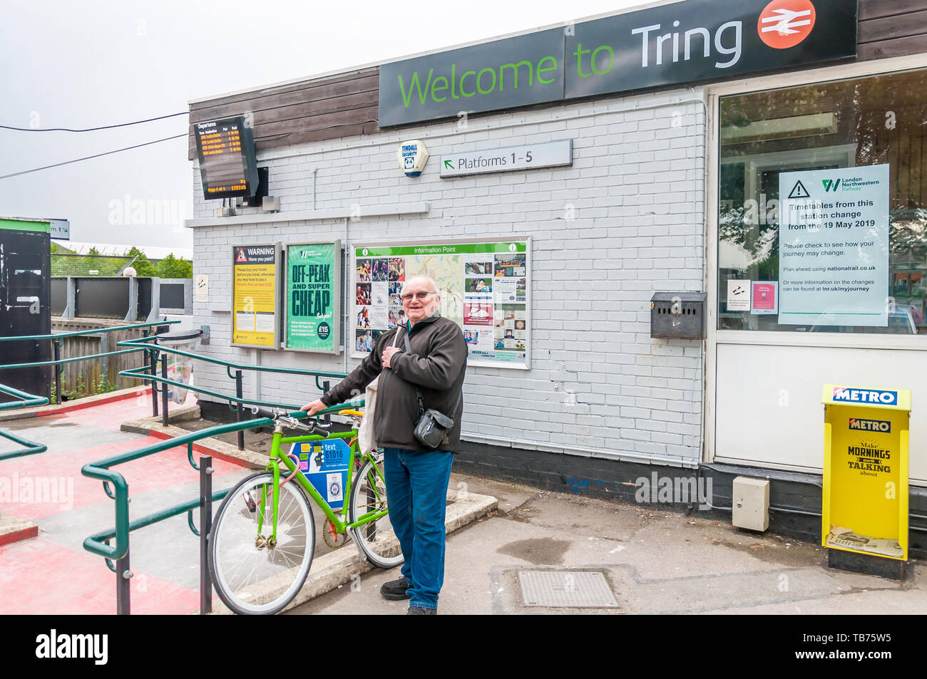 Hertfordshire, England, UK - May 18, 2019 : Tring Railway Station ...