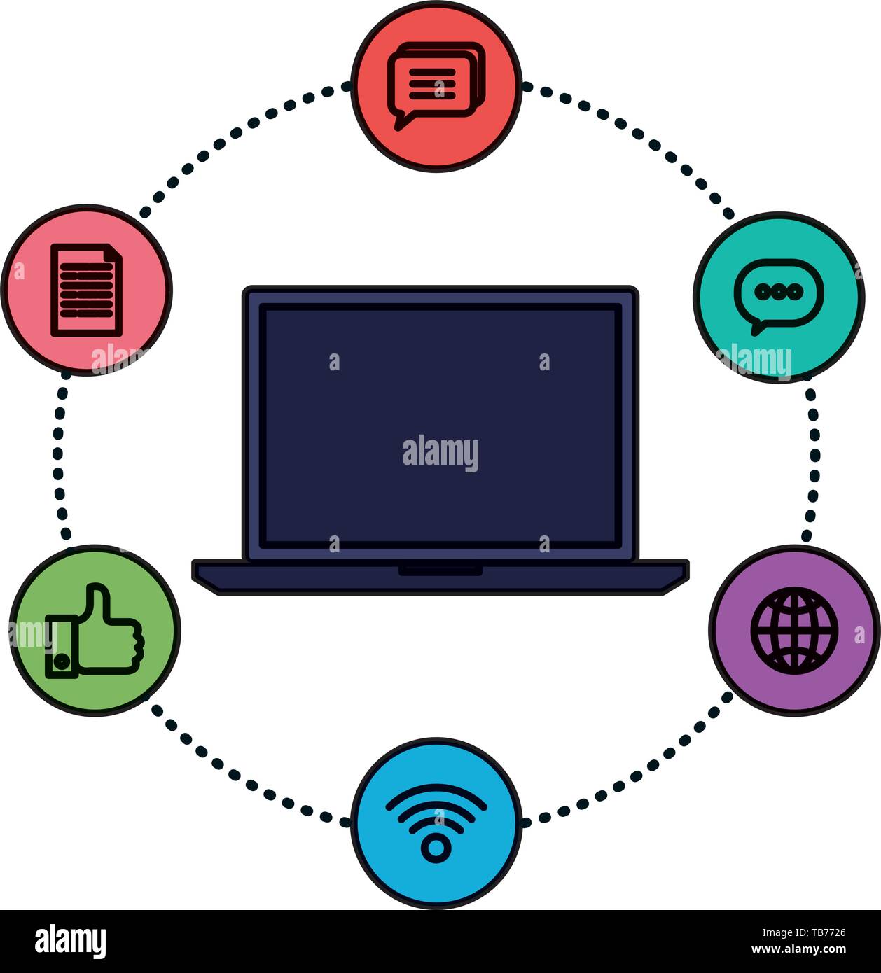 Around view monitor Stock Vector Images - Alamy