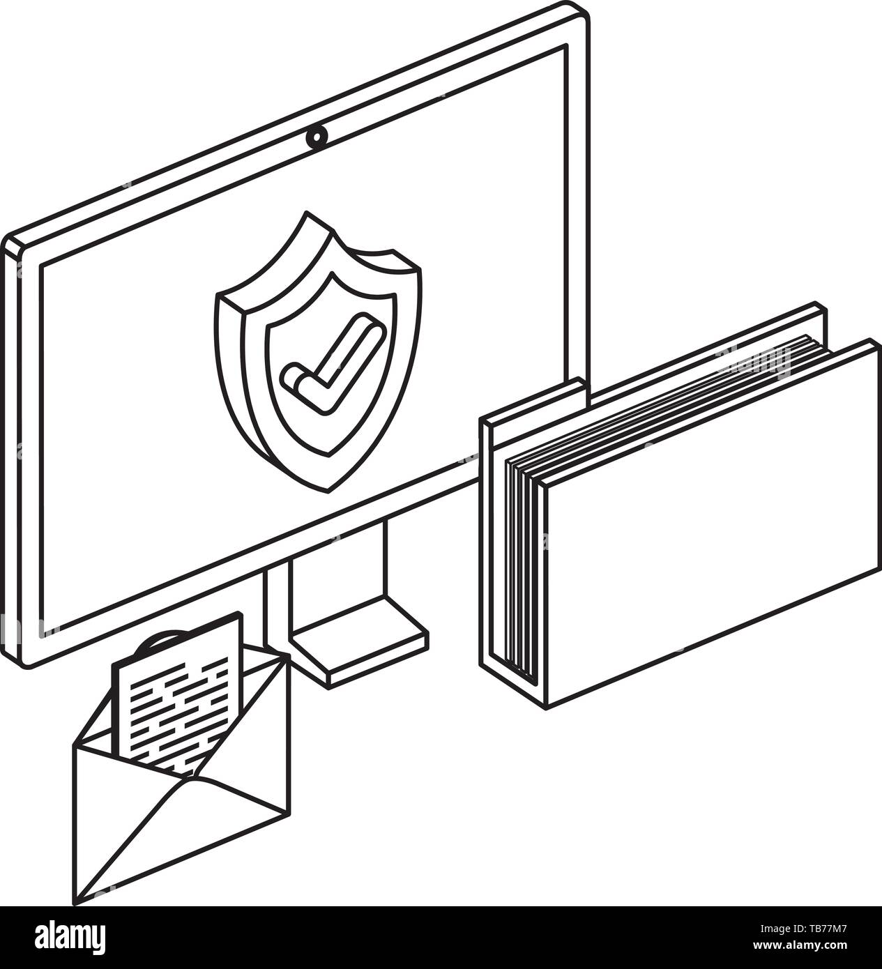 Wide folder Stock Vector Images - Alamy