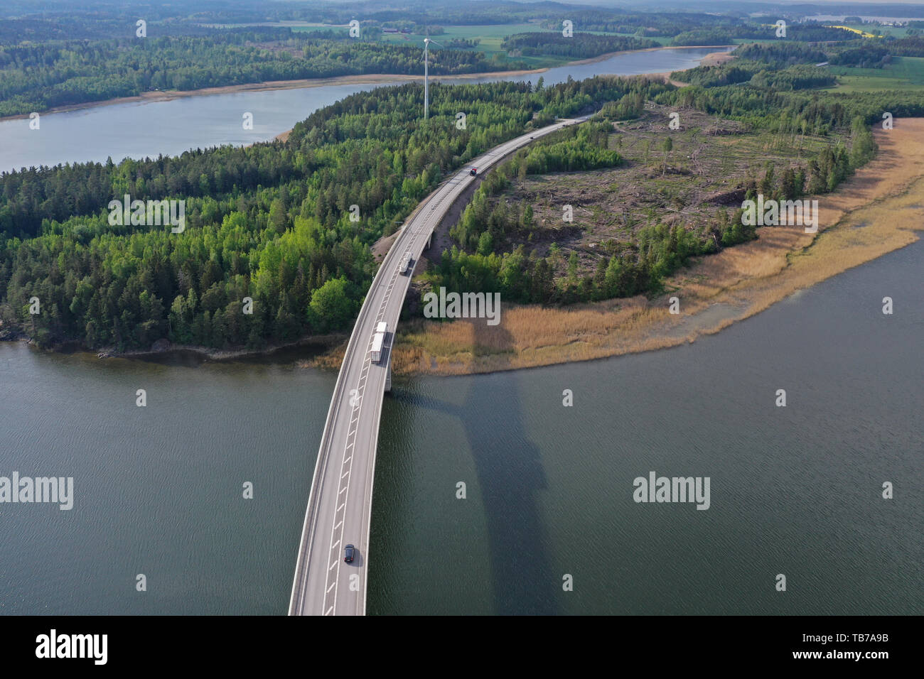 STORA HAMMARSUNDET 20190522 Bron över Stora Hammarsundet. Bron över ...