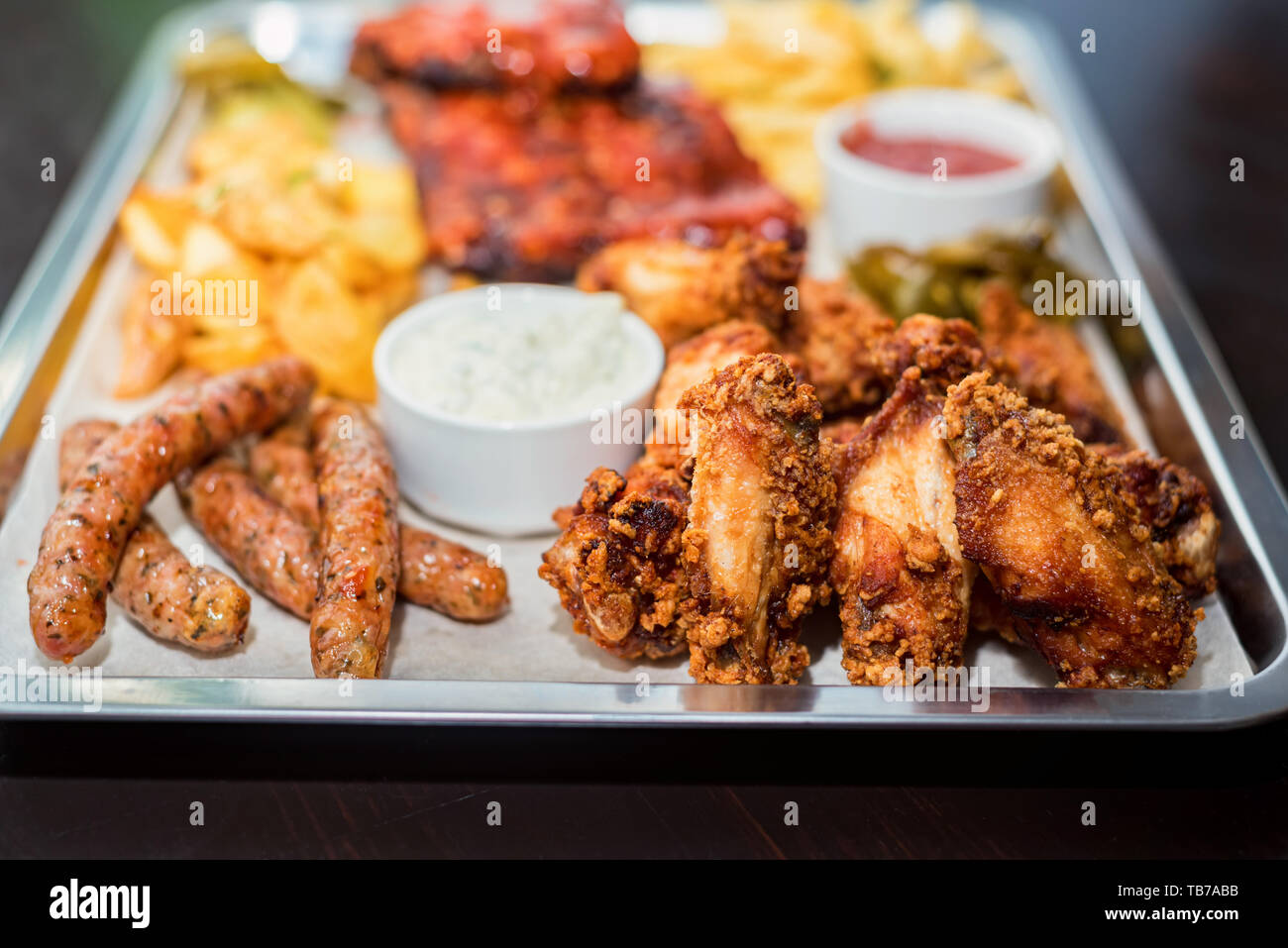 Platter cooked meats hi-res stock photography and images - Alamy