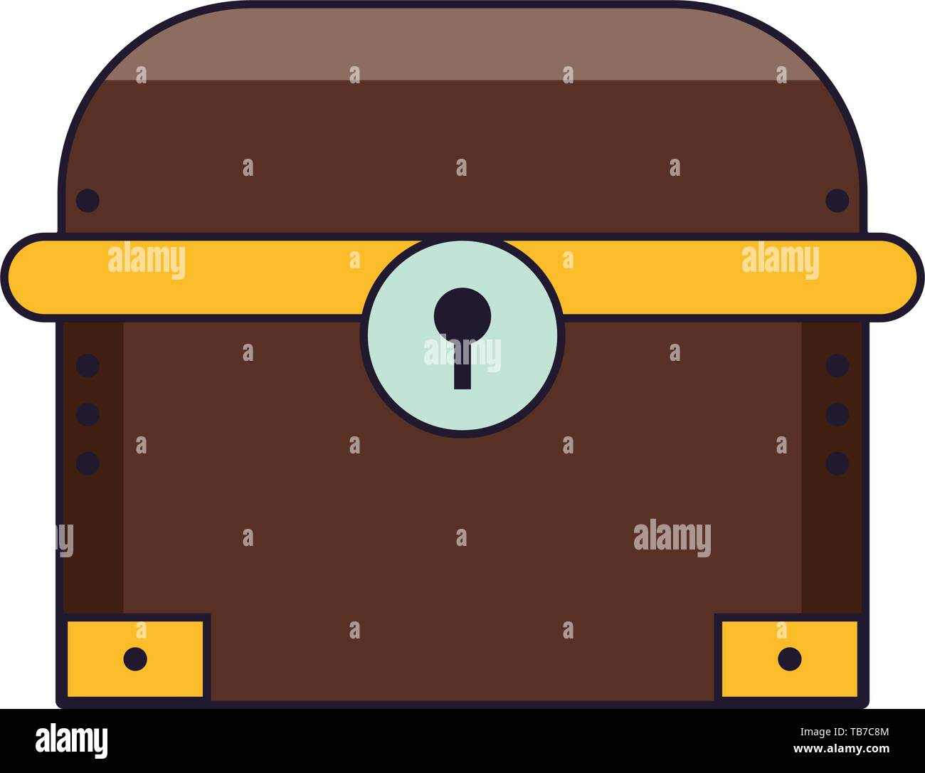 Videogame wooden chest cartoon isolated Stock Vector Image & Art - Alamy