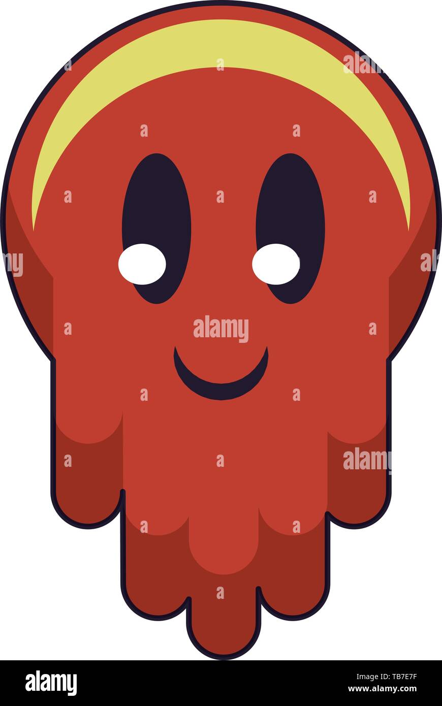 Videogame enemy ghost character Stock Vector Image & Art - Alamy