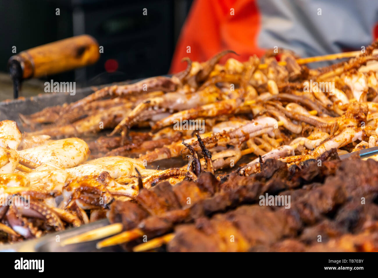 Food Selling in Shanghai China Stock Photo - Alamy