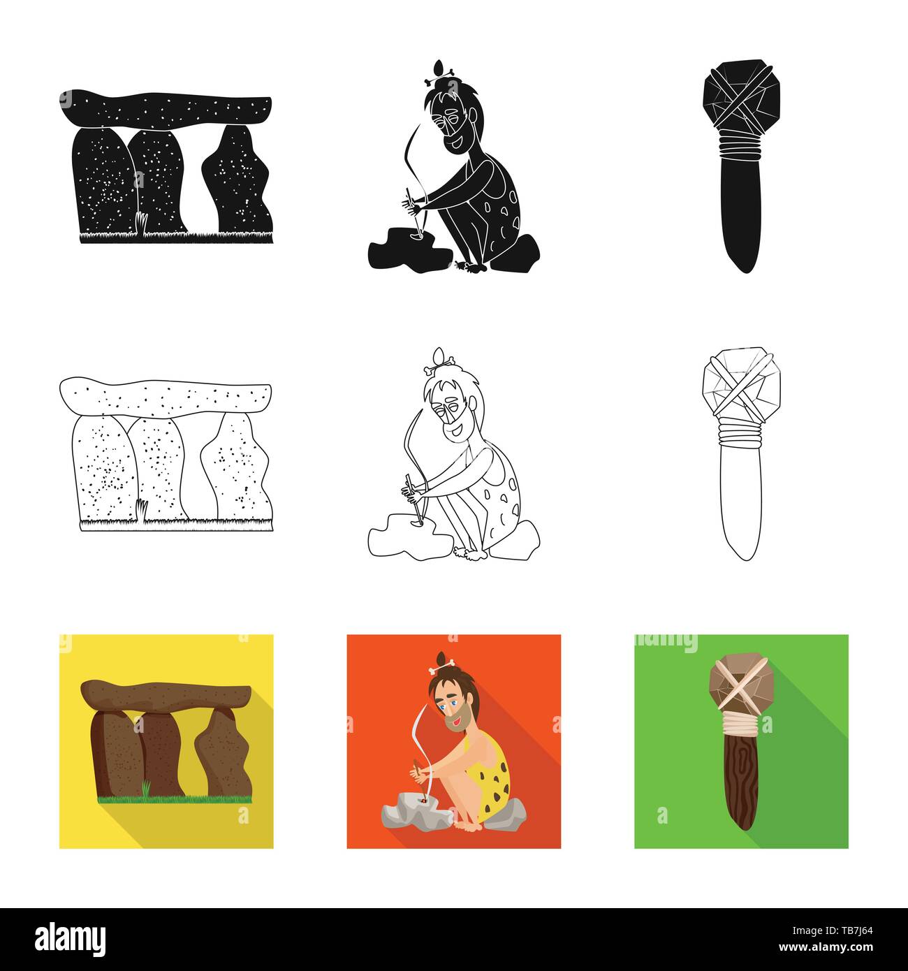 stone,man,hammer,monolith,caveman,prehistoric,megalith,fire,tool,cave ...