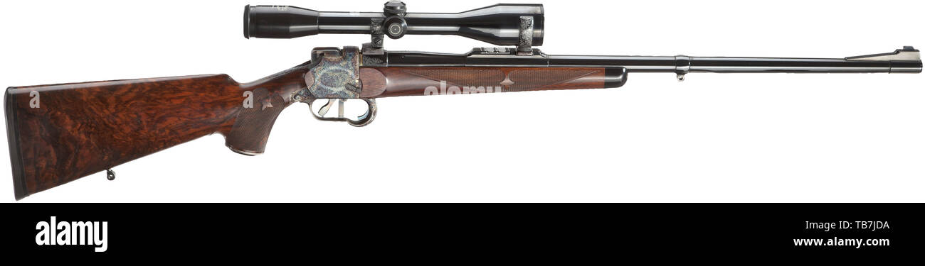 LONG ARMS, MODERN HUNTING WEAPONS, Heeren rifle Wilhelm Mayer, with ...