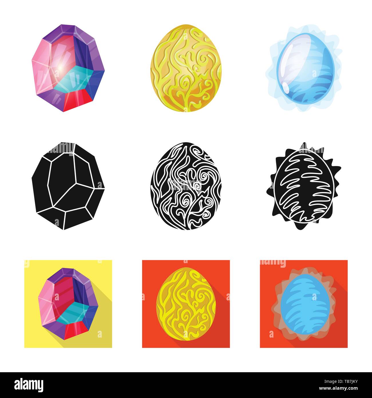 Vector illustration of animal and prehistoric sign. Collection of ...