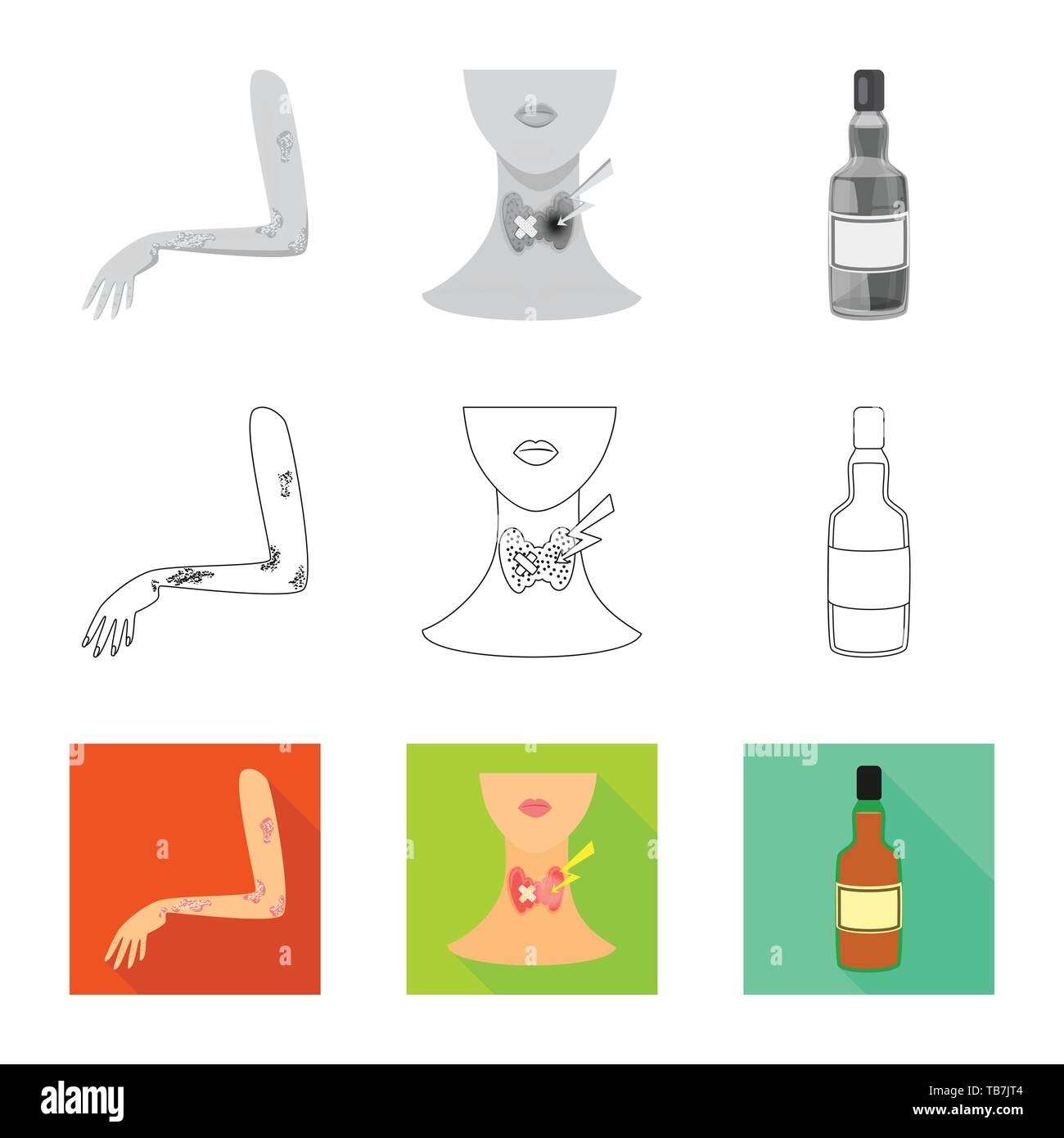 psoriasis,endocrine,dermatitis,system,bottle,skin,neck,whiskey,rash ...