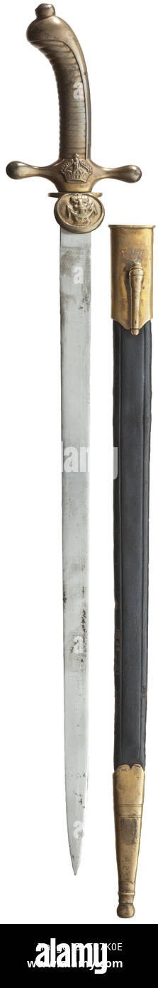 A dagger for cadets of the Imperial Navy, The single-edged blade ...