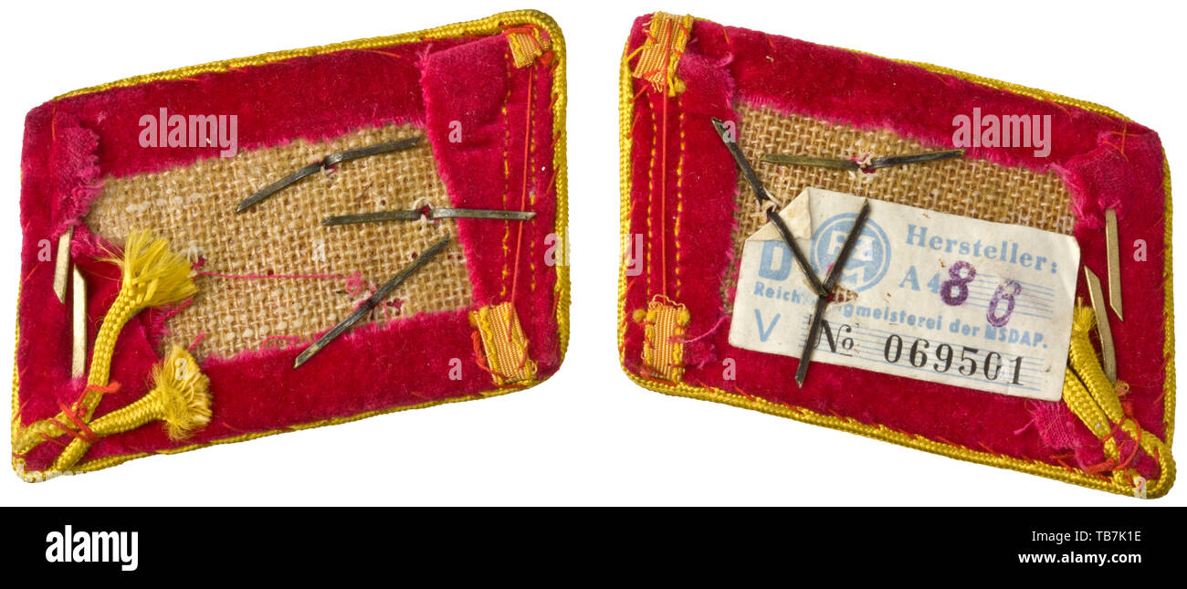 A visor cap M 39 for political leaders of the NSDAP Reich ...