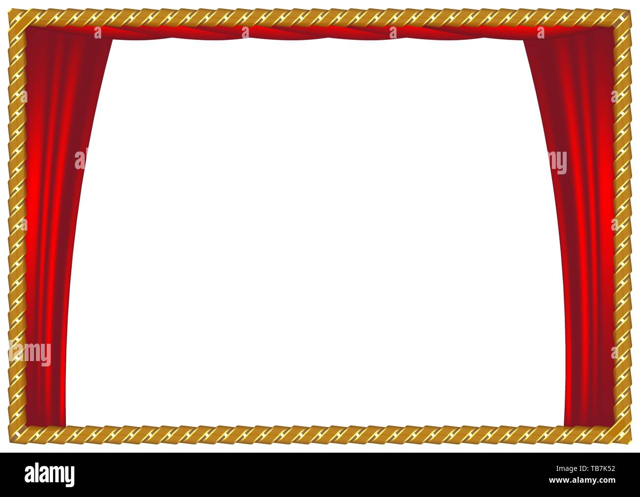 Brown frame with ribbon. Luxury vintage border. Vector Illustration ...