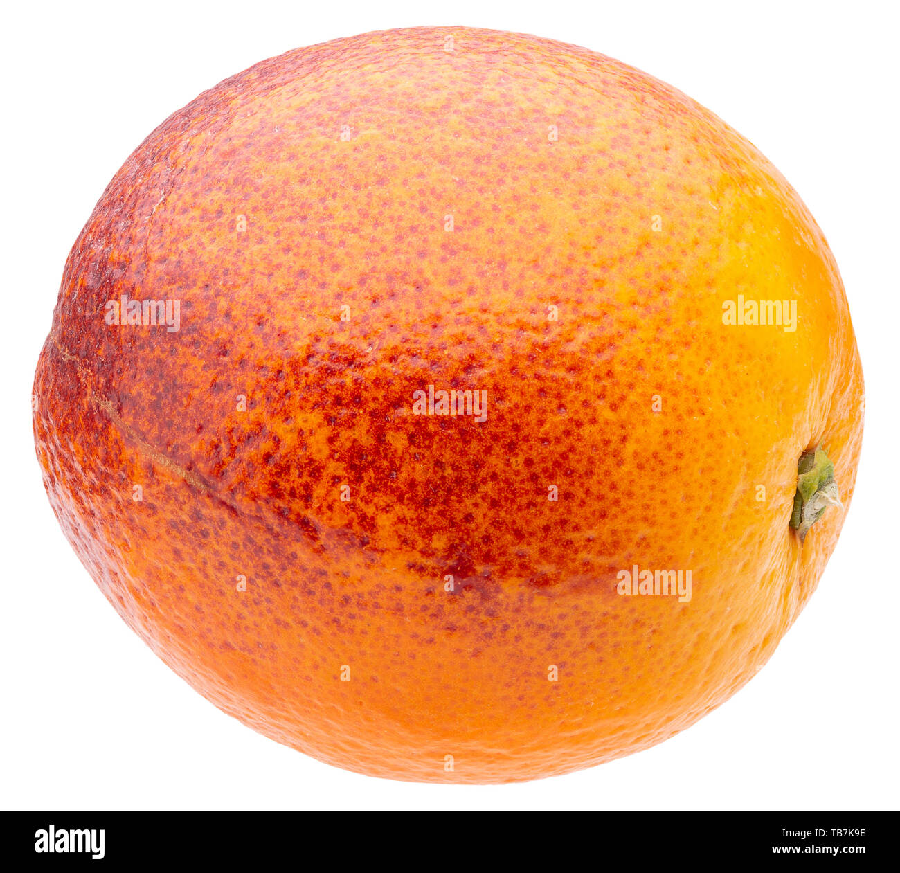 sicilian orange isolated on a white background Stock Photo - Alamy