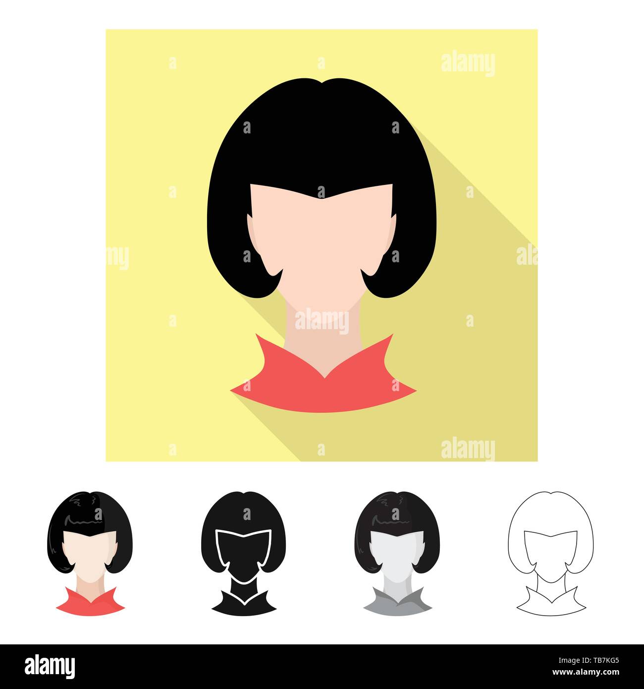 Vector illustration of professional and photo sign. Set of professional ...