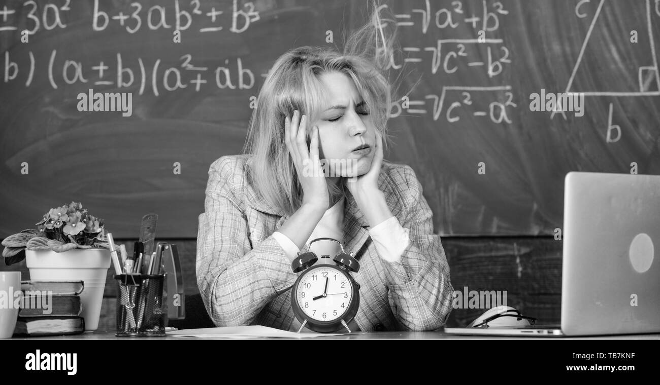 Late Teacher Black and White Stock Photos & Images - Alamy