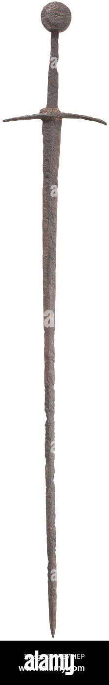 A German or French thrusting sword (estoc), mid-15th century, Slender ...