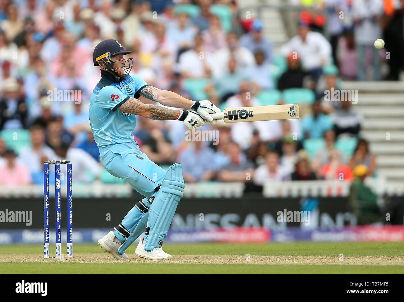 England's Ben Stokes during the ICC Cricket World Cup group stage match ...