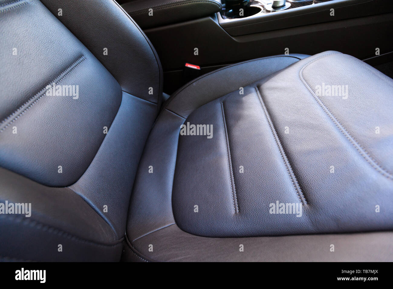 Modern car interior details Stock Photo - Alamy