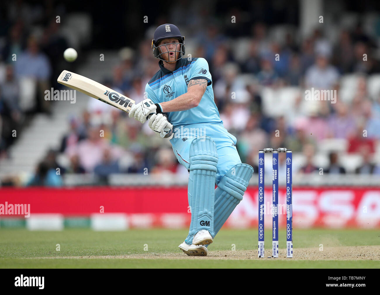 England's Ben Stokes during the ICC Cricket World Cup group stage match ...
