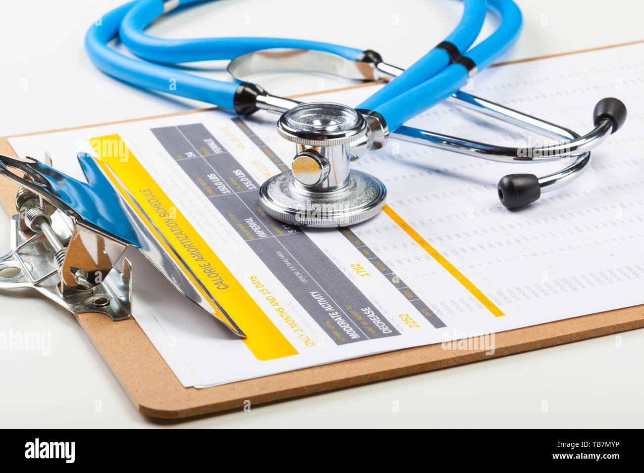 closeup stethoscope on medical background Stock Photo - Alamy