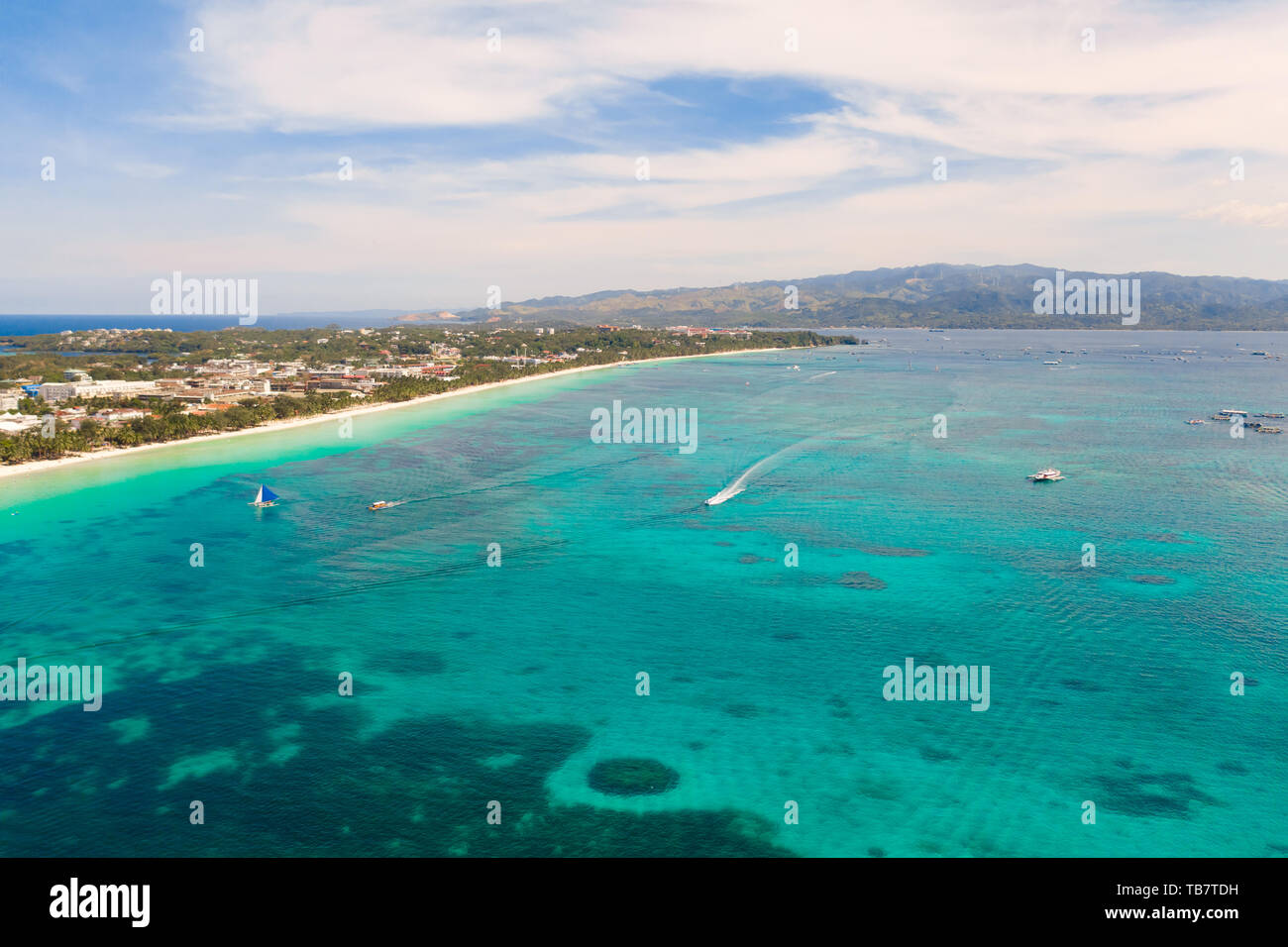 Boracay philippines aerial hi-res stock photography and images - Alamy