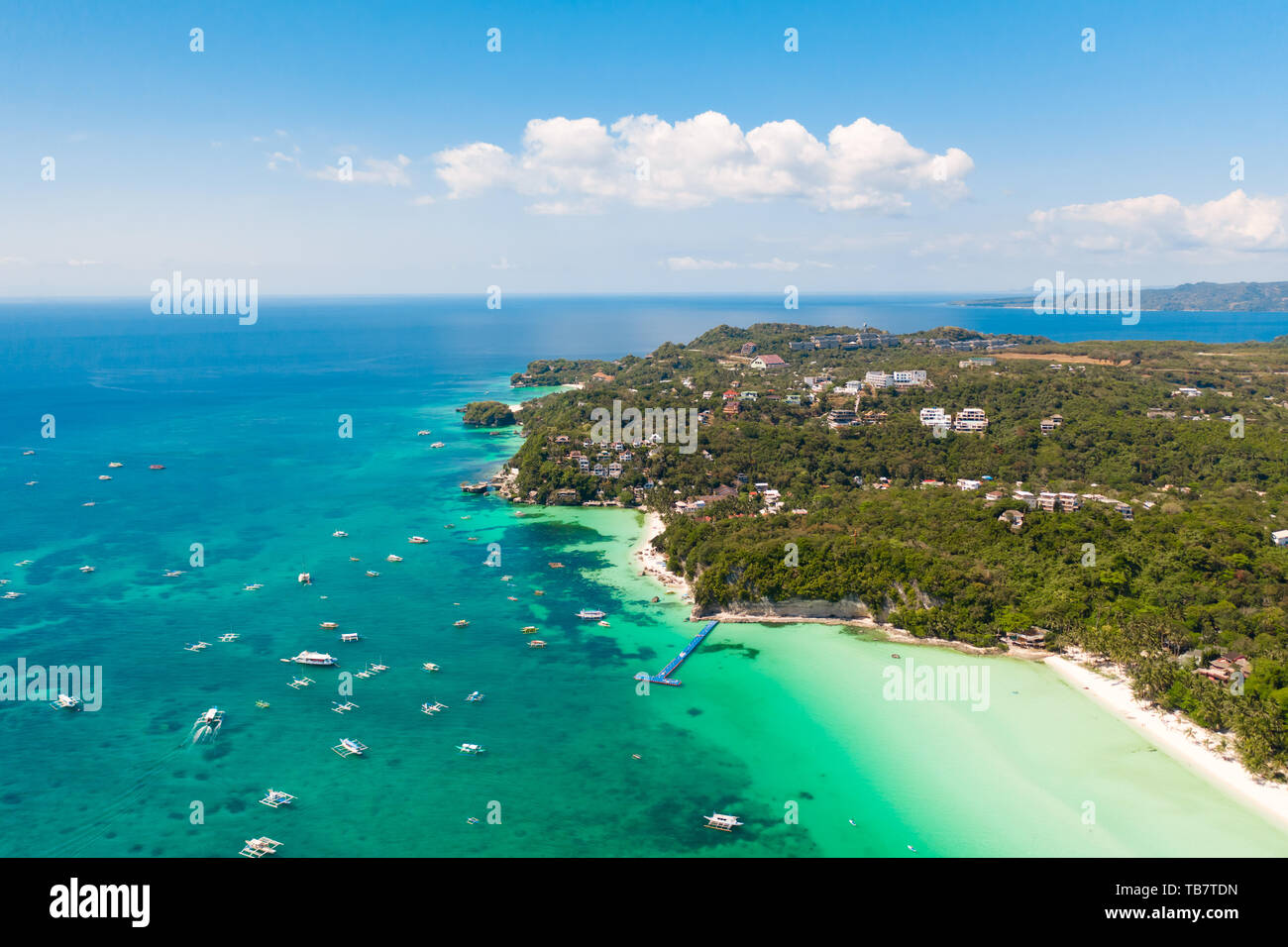 Boracay philippines aerial hi-res stock photography and images - Alamy