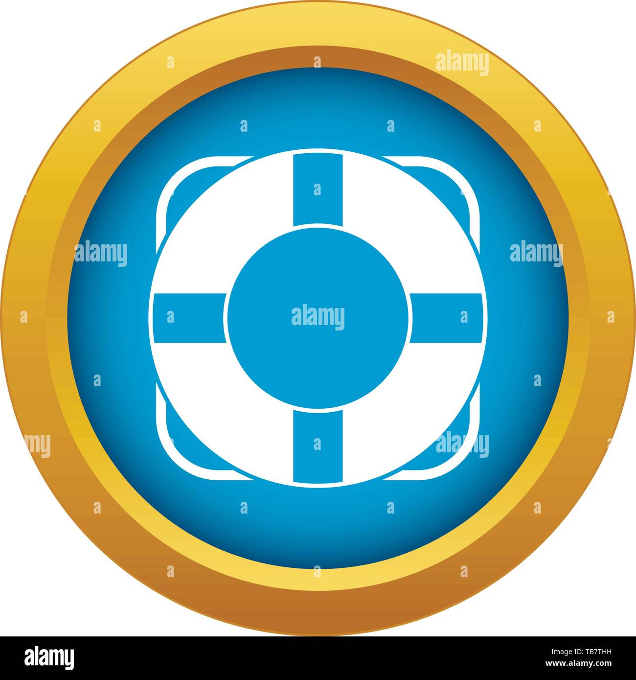 Lifeline icon blue vector isolated Stock Vector Image & Art - Alamy