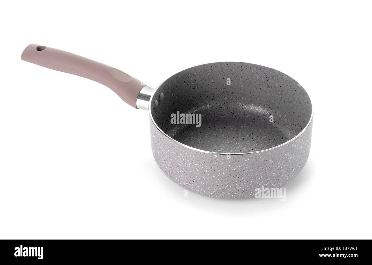 Sauce pot on white background Stock Photo - Alamy