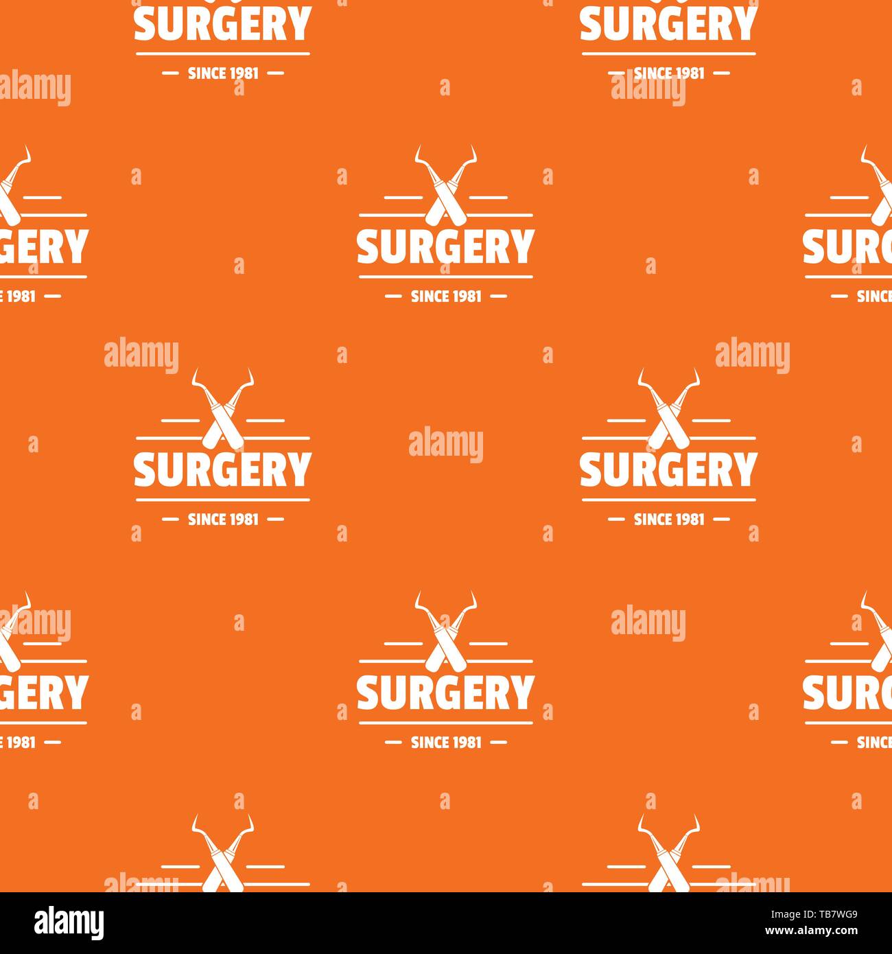 Surgery pattern vector orange Stock Vector Image & Art - Alamy