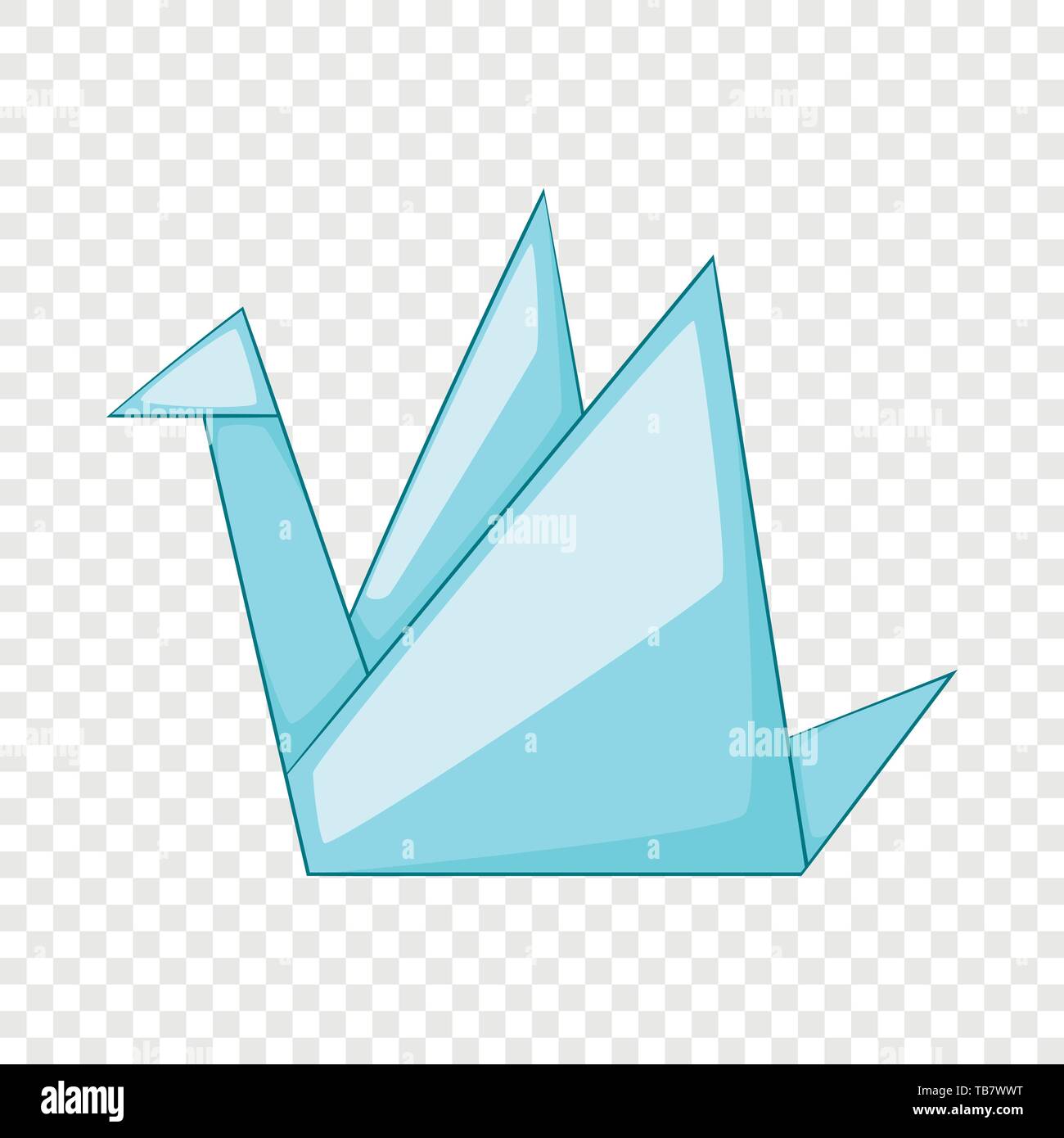 Paper dove icon, cartoon style Stock Vector Image & Art - Alamy