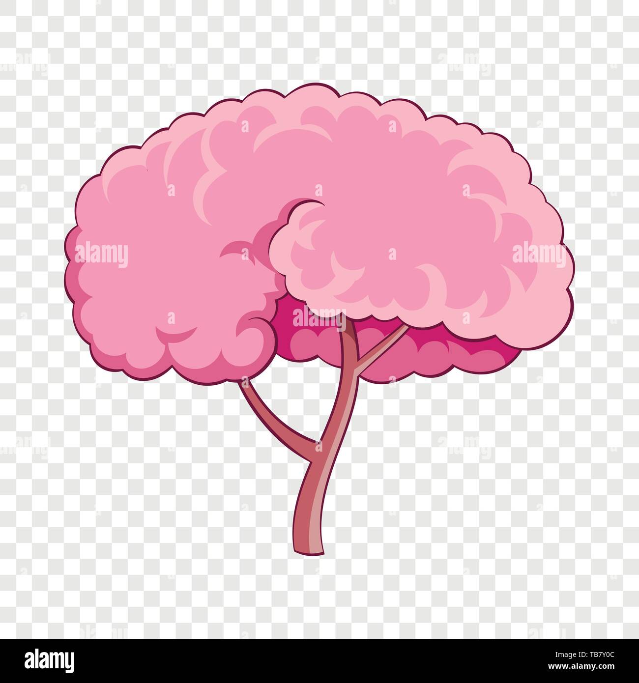 Sakura tree icon, cartoon style Stock Vector Image & Art - Alamy
