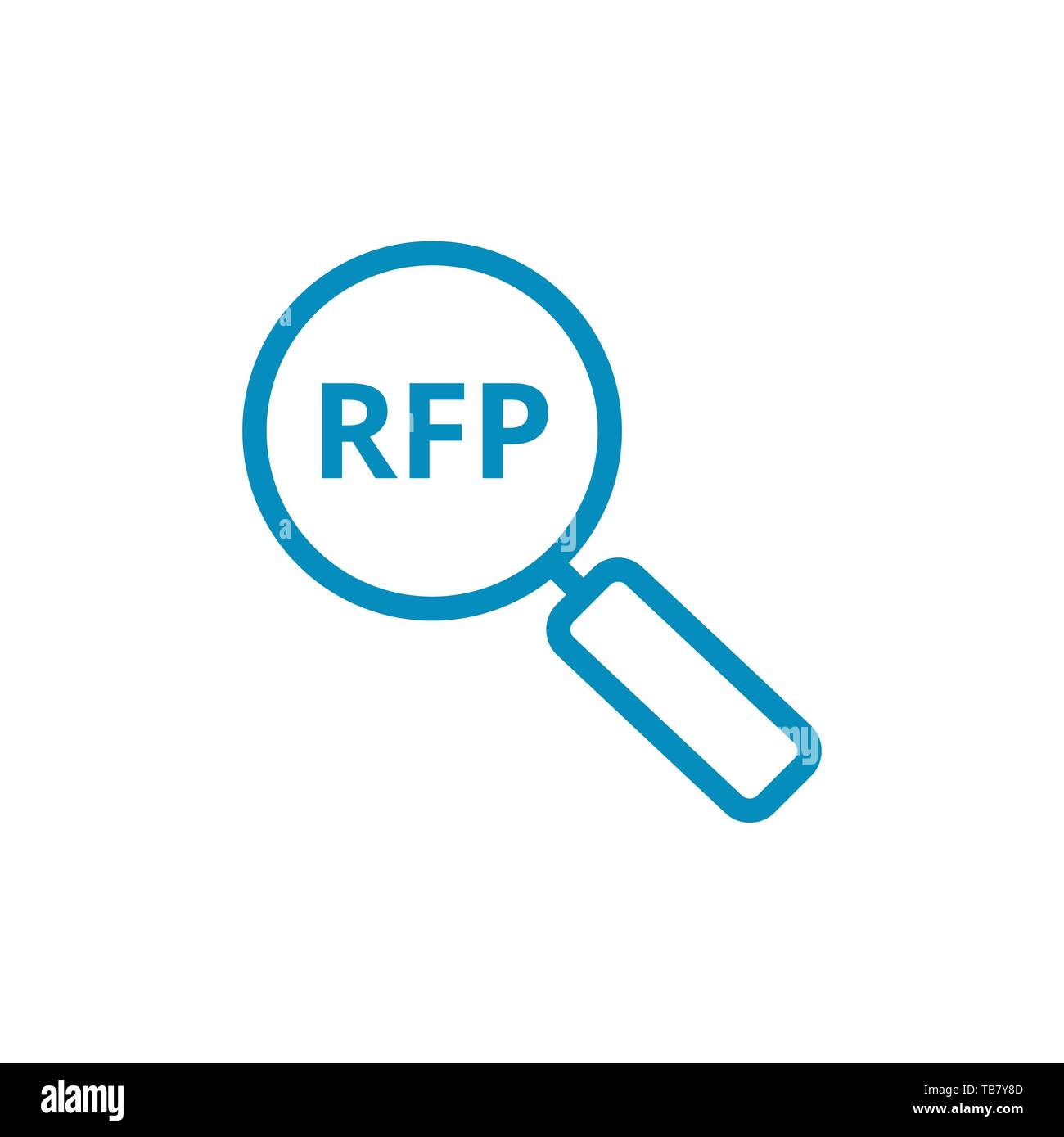 RFP Icon - request for proposal concept - idea Stock Vector Image & Art ...