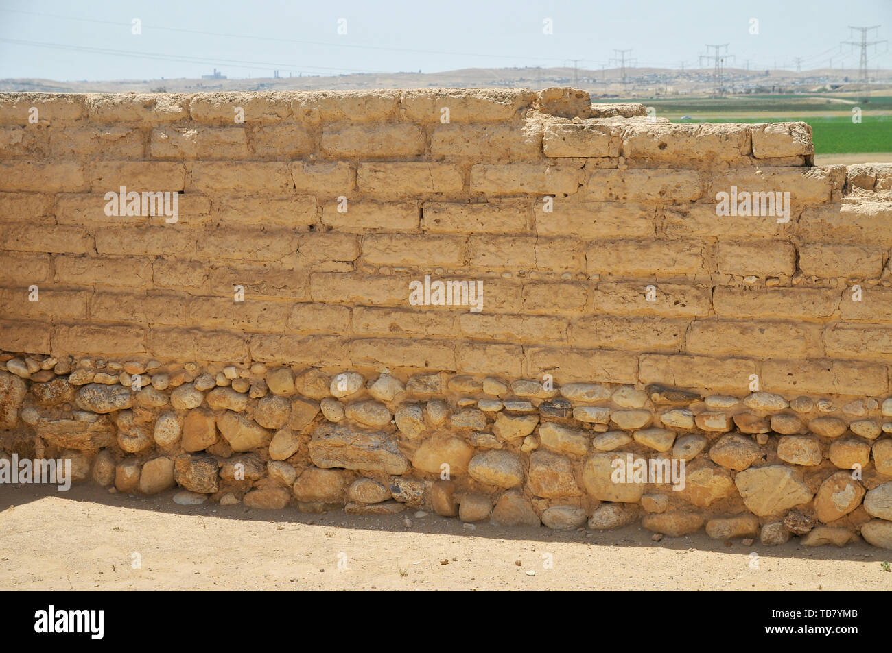 Israel, Negev, Tel Be'er Sheva believed to be the remains of the ...