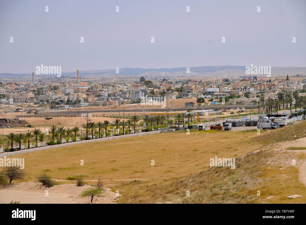 Israel, Negev, Tel Sheva (also Tel as-Sabi) is a Bedouin town in the ...