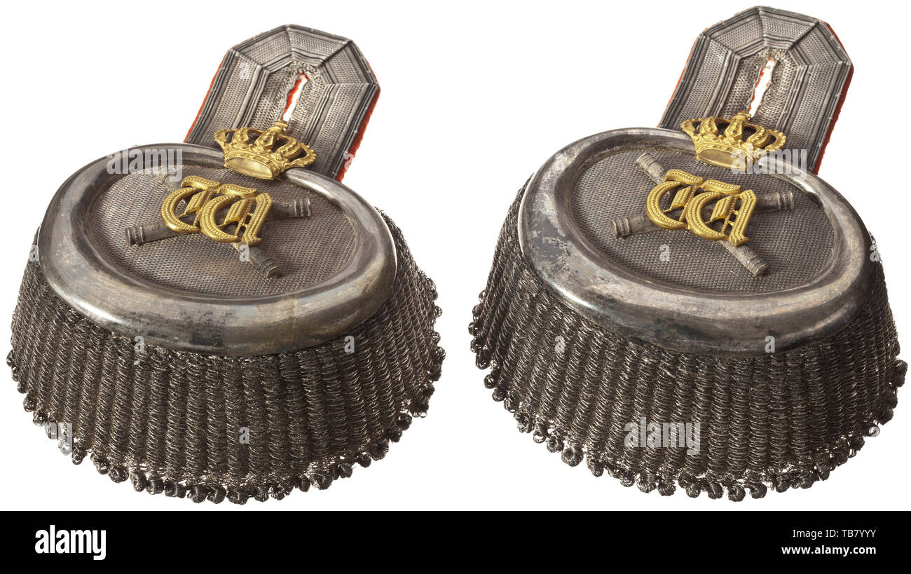 Silver epaulettes Cut Out Stock Images & Pictures - Alamy