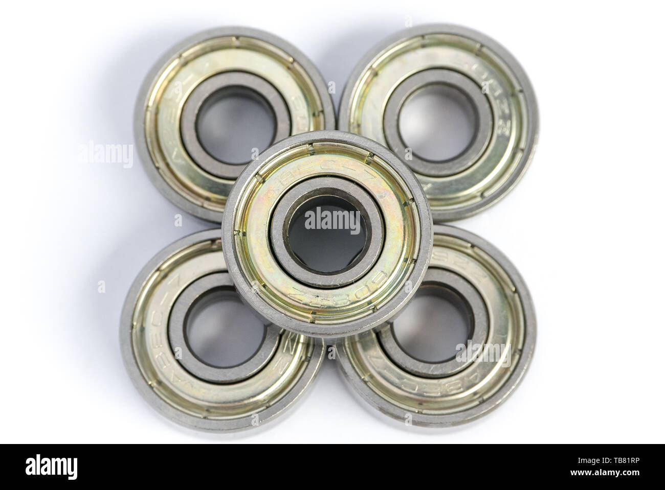 Bearing isolated on white background Stock Photo - Alamy