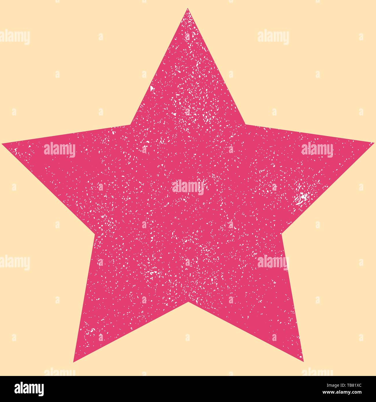 summer print big pink star the effect of wear Stock Vector Image & Art ...