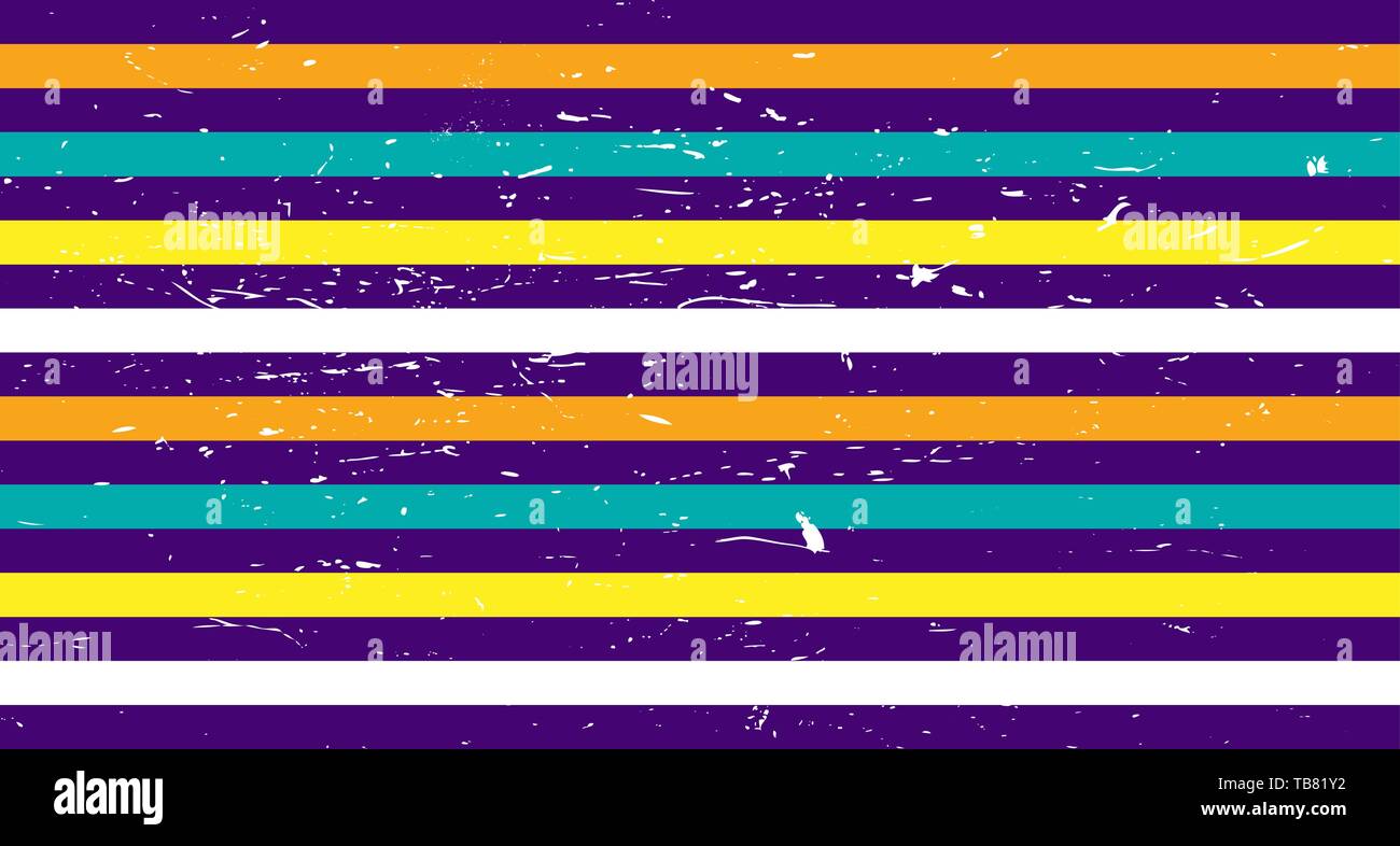 summer print blue orange white yellow lines the effect of wear Stock ...