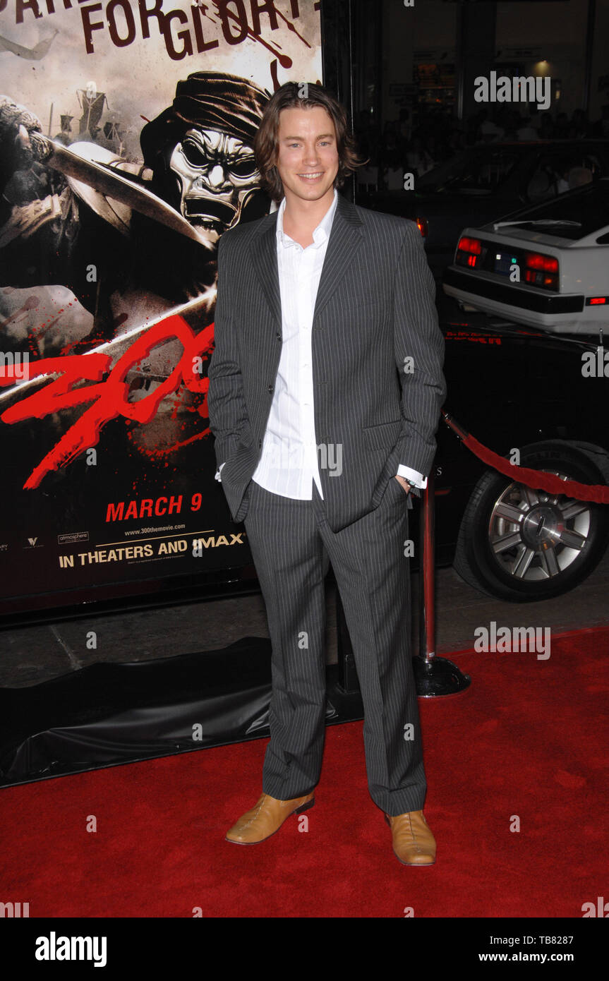 LOS ANGELES, CA. March 05, 2007: Tom Wisdom at the Los Angeles premiere ...