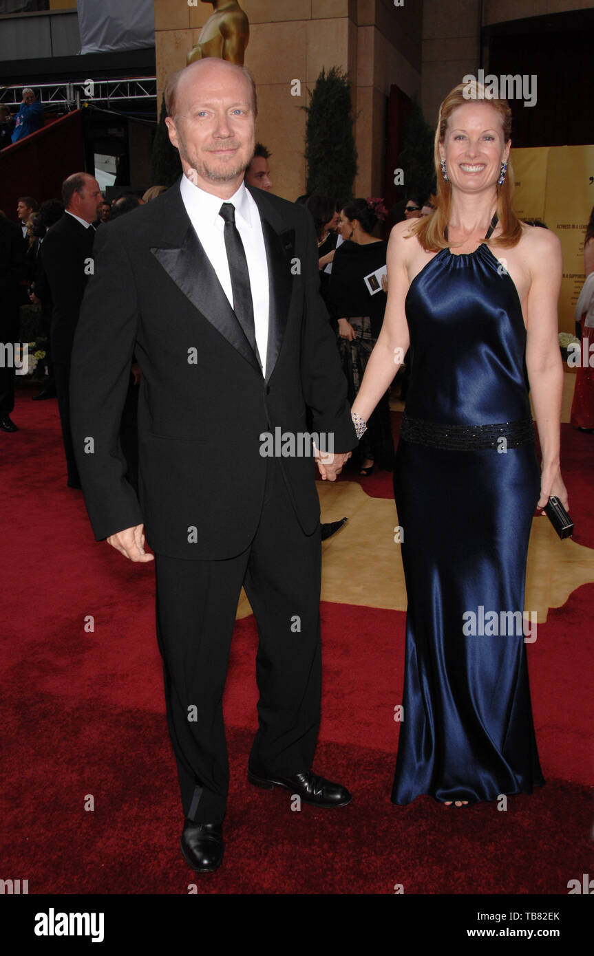 LOS ANGELES, CA. February 25, 2007: Paul Haggis & Deborah Rennard at ...