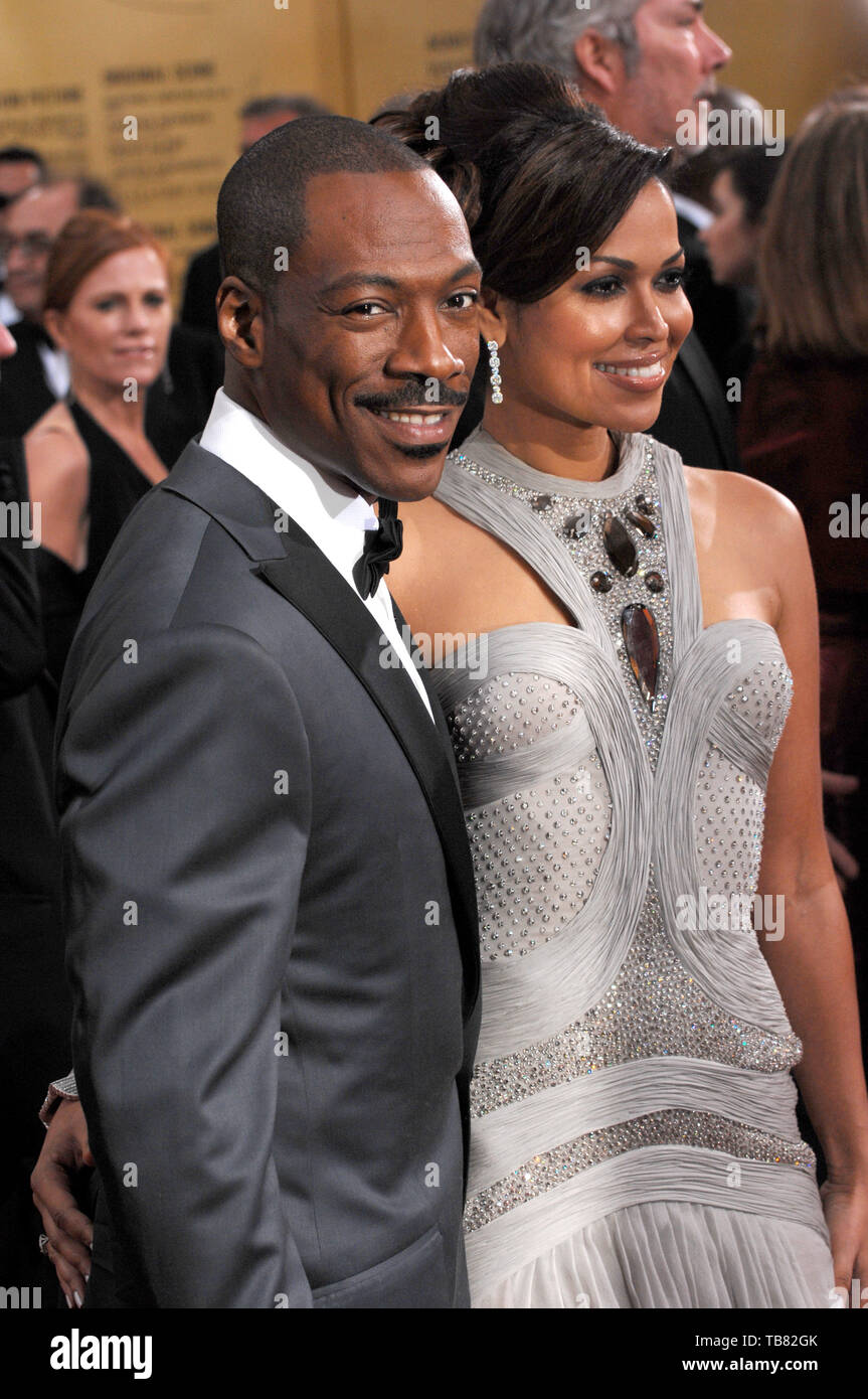 LOS ANGELES, CA. February 25, 2007: Eddie Murphy & Tracy Edmonds at the ...