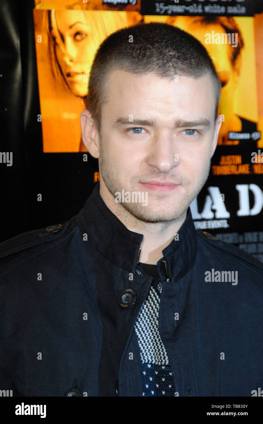 LOS ANGELES, CA. January 03, 2007: JUSTIN TIMBERLAKE at the world ...