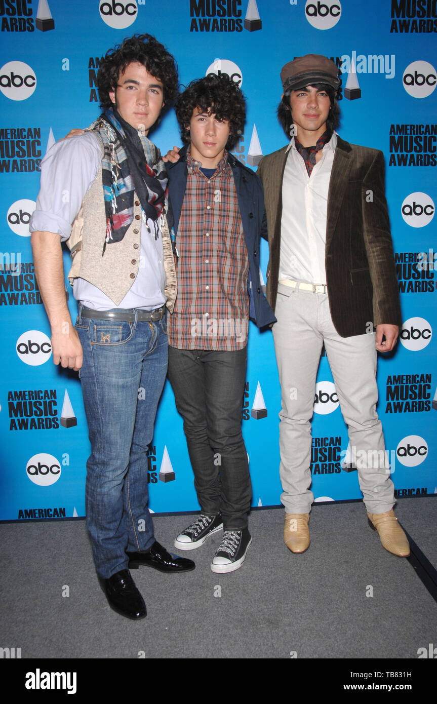 LOS ANGELES, CA. October 09, 2007: The Jonas Brothers at the ...