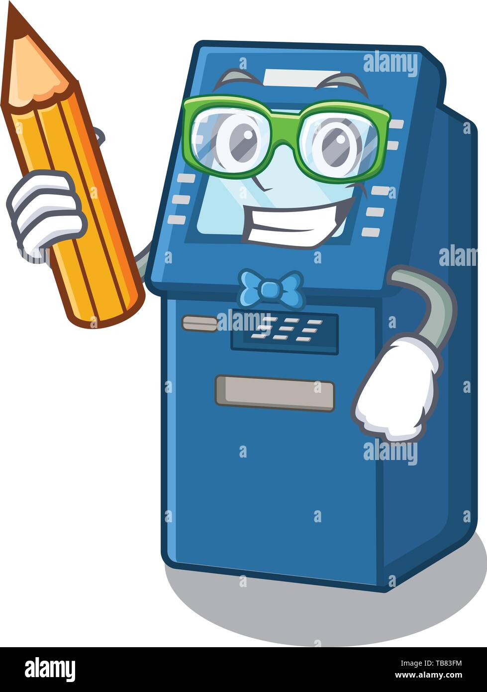 Student ATM machine in the cartoon shape Stock Vector Image & Art - Alamy